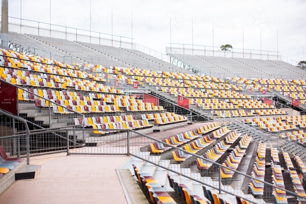 Image of outdoor grandstand seating - Austockphoto