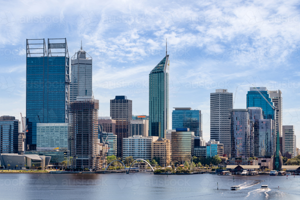 Image of Perth City On The Swan River - Austockphoto