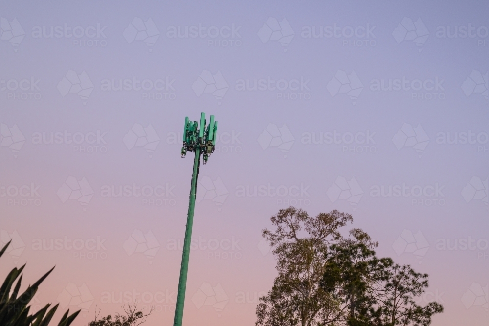Image of phone tower - Austockphoto
