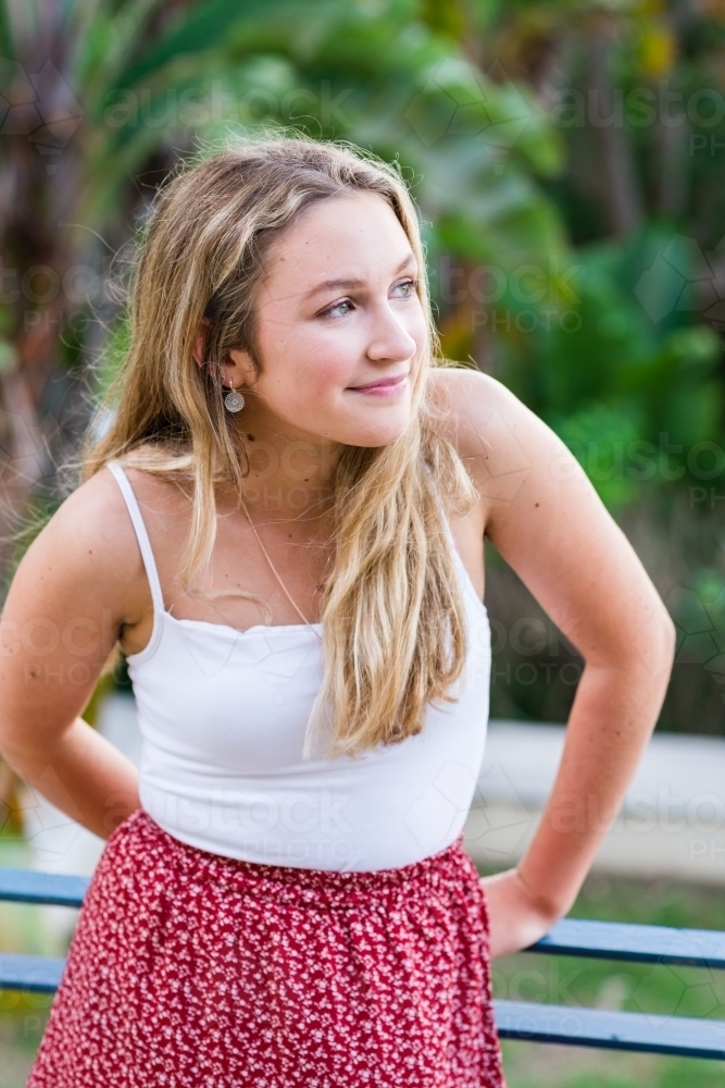Image of portrait of 16yo teenager - Austockphoto