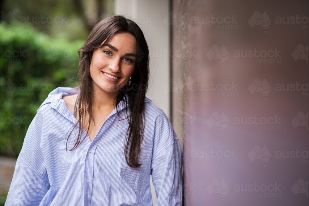 Image of portrait of 21 year old woman - Austockphoto