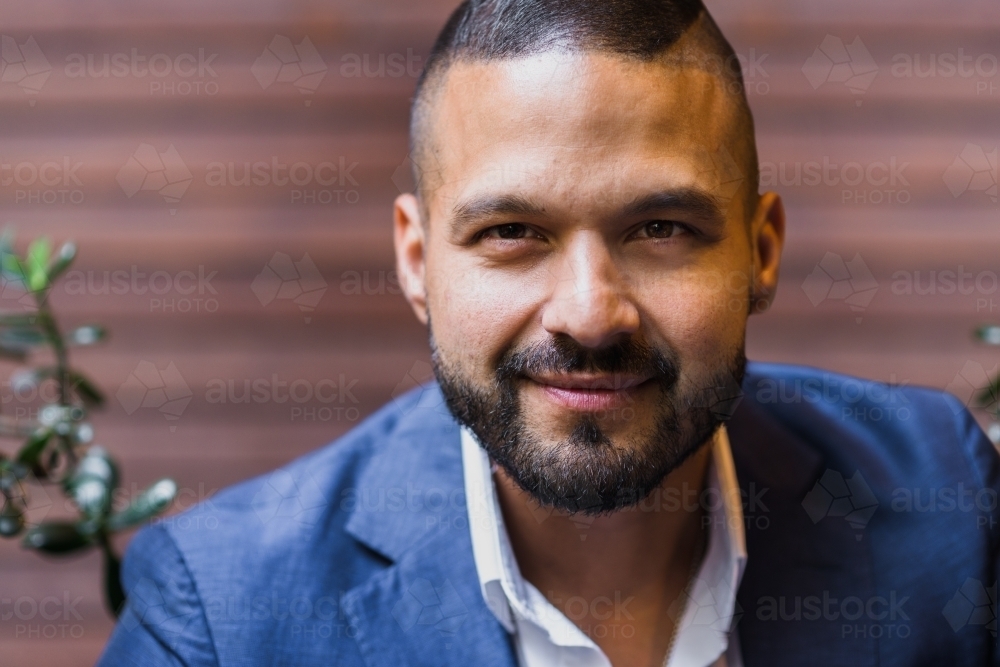 Image of portrait of 40 year old man - Austockphoto