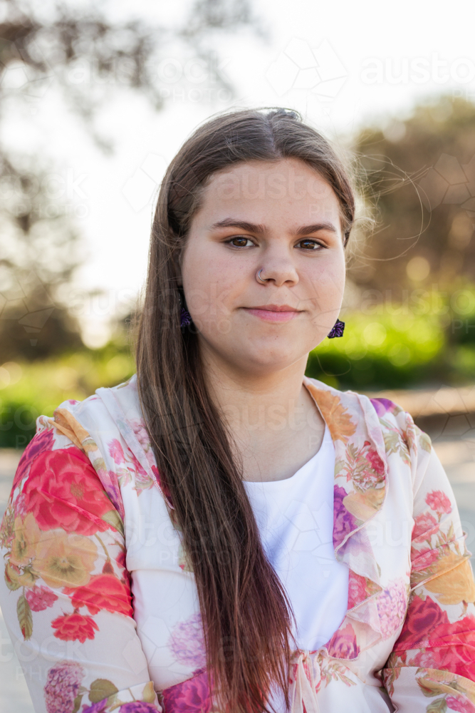 Image of Portrait of First Nations Australian Torres Strait Islander ...