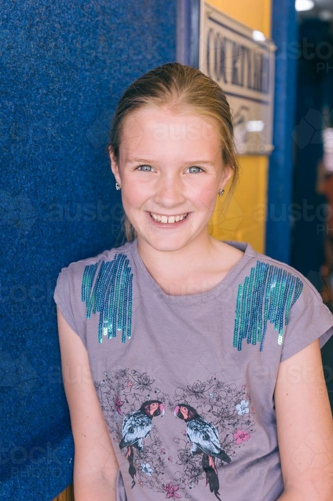 Image Of Portrait Of Pretty Tween Girl Austockphoto
