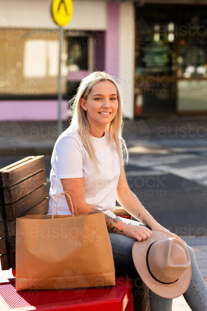 Image of portrait of smiling Aboriginal Australian woman in her ...