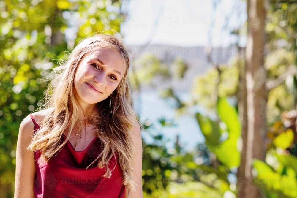 Image of portrait of teenager - Austockphoto