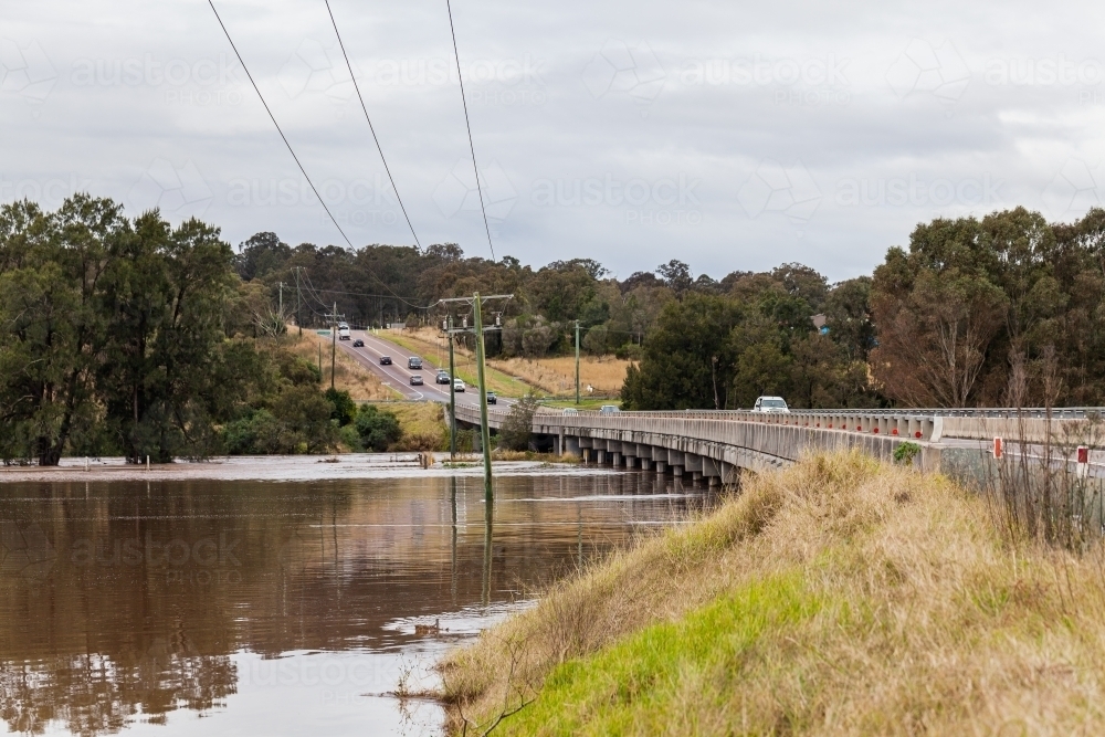 Image of Redbournberry bridge near Singleton only access point to town ...