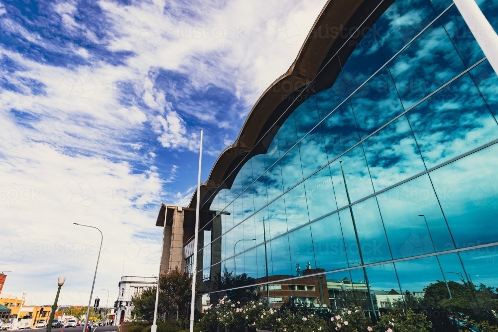 Image of Reflective windows of the Bathurst Regional Council War ...