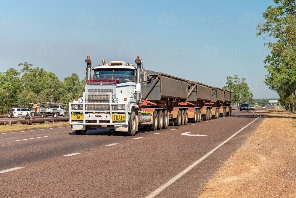 Image of Road Train - Austockphoto