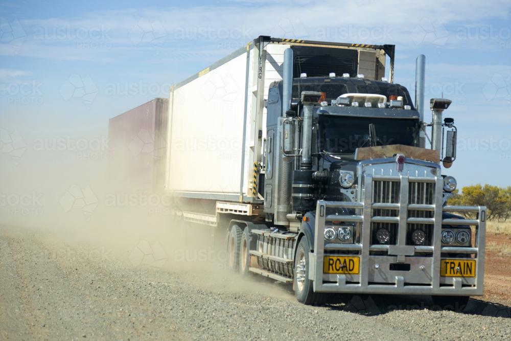 Image of Road train - Austockphoto
