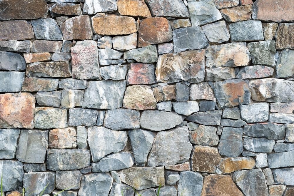 Image of Rock wall background - Austockphoto