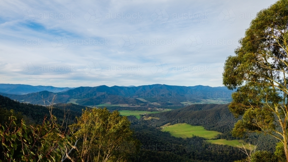 Image of scenic landscape of Australian Alps - Austockphoto