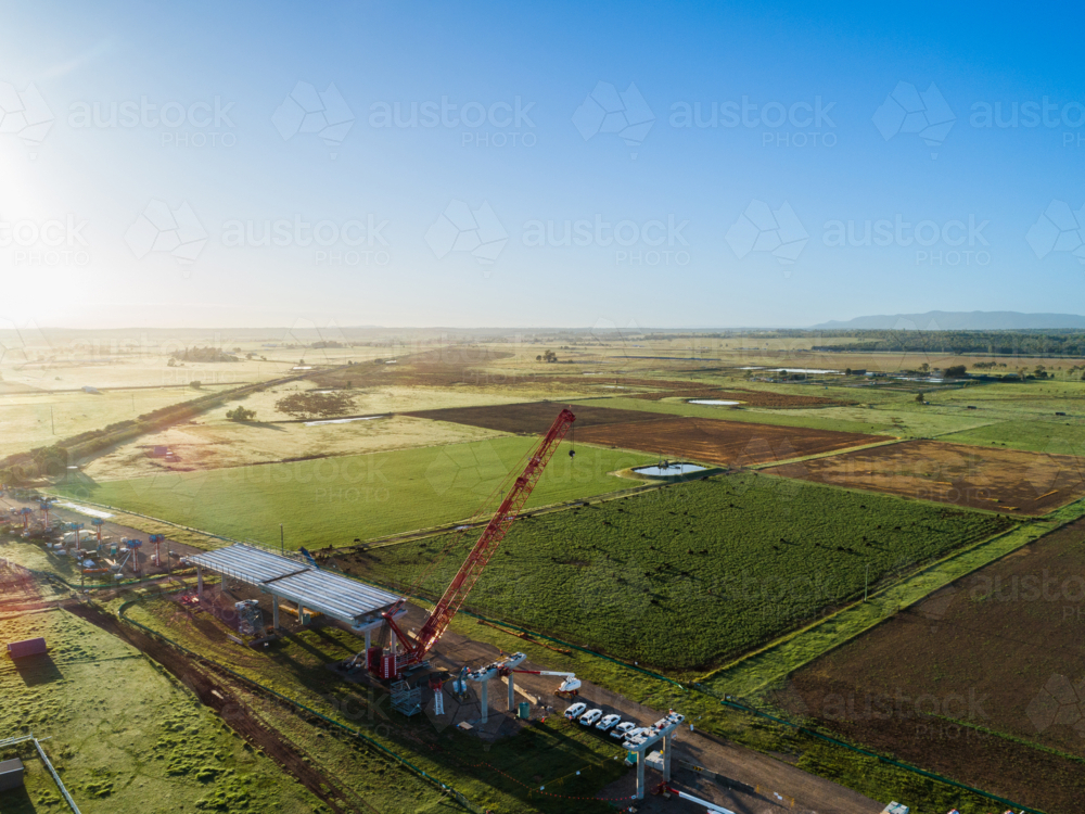 Image of Singleton Bypass under construction first girders placed and ...