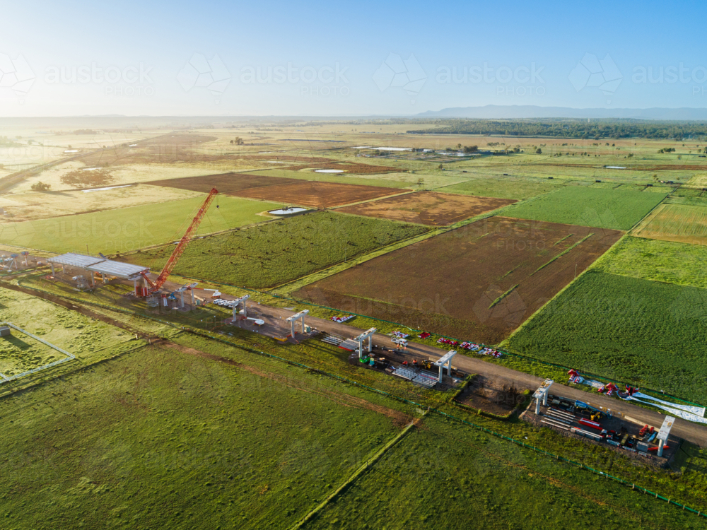 Image of Singleton Bypass under construction first girders placed and ...