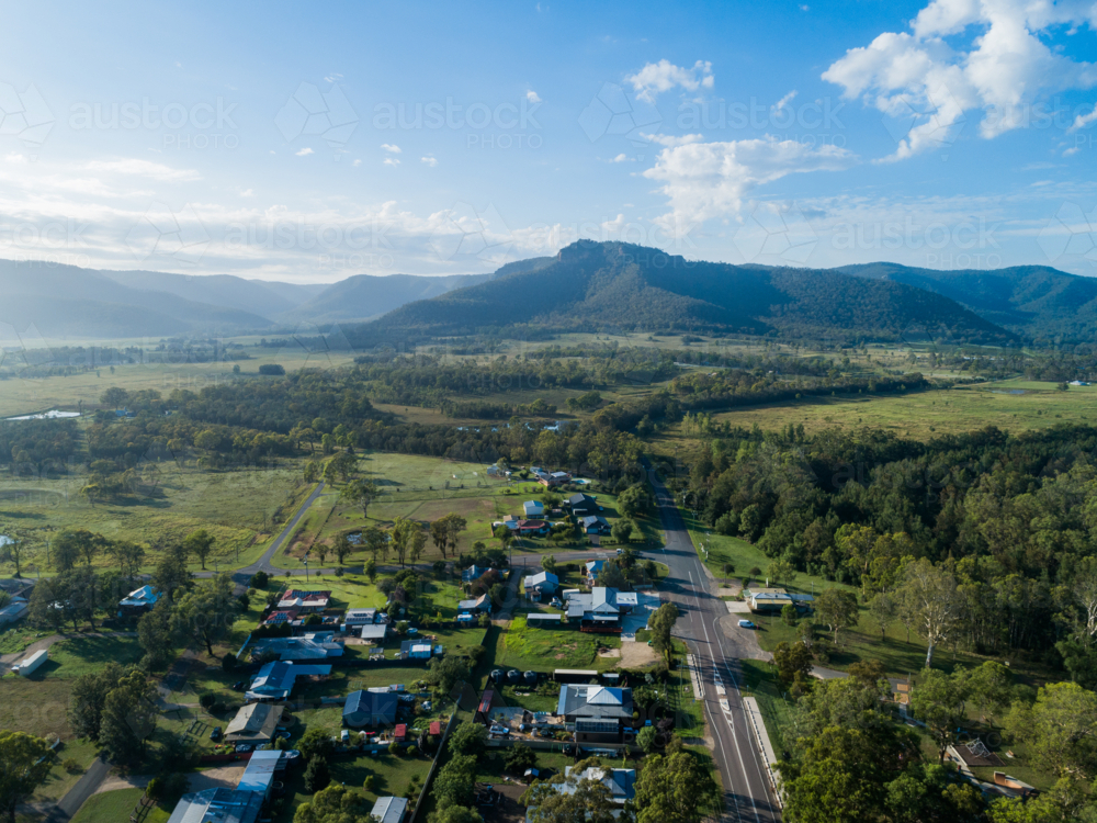 Image of sleepy rural village of Broke in Hunter Valley NSW, Australia ...