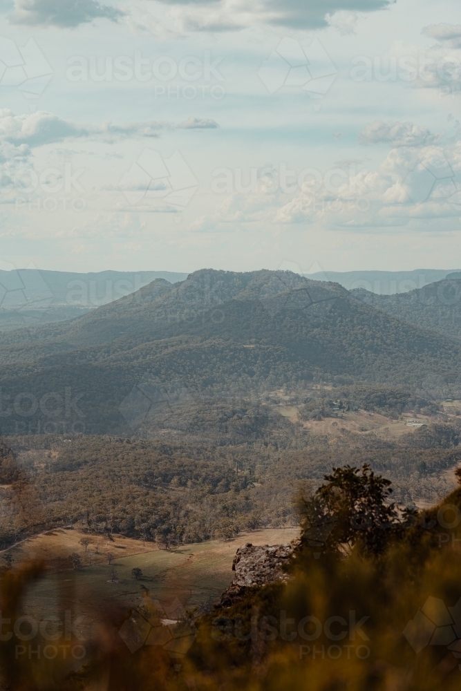 Image of Small mountain covered in trees as seen from Blackheath ...