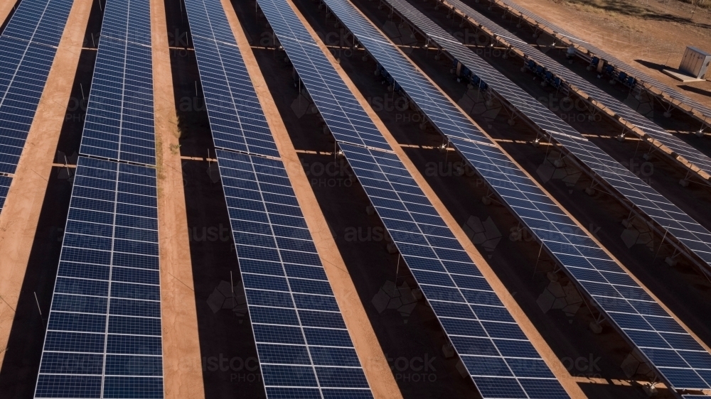 Image of Solar array in remote Australia 017 - Austockphoto