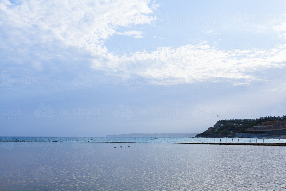 Image of Sparkling waters of the Canoe Pool with blue ocean on horizon ...