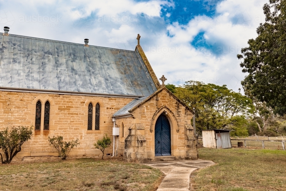 Image of St Columba of Iona Anglican Church in Cassilis, regional New ...