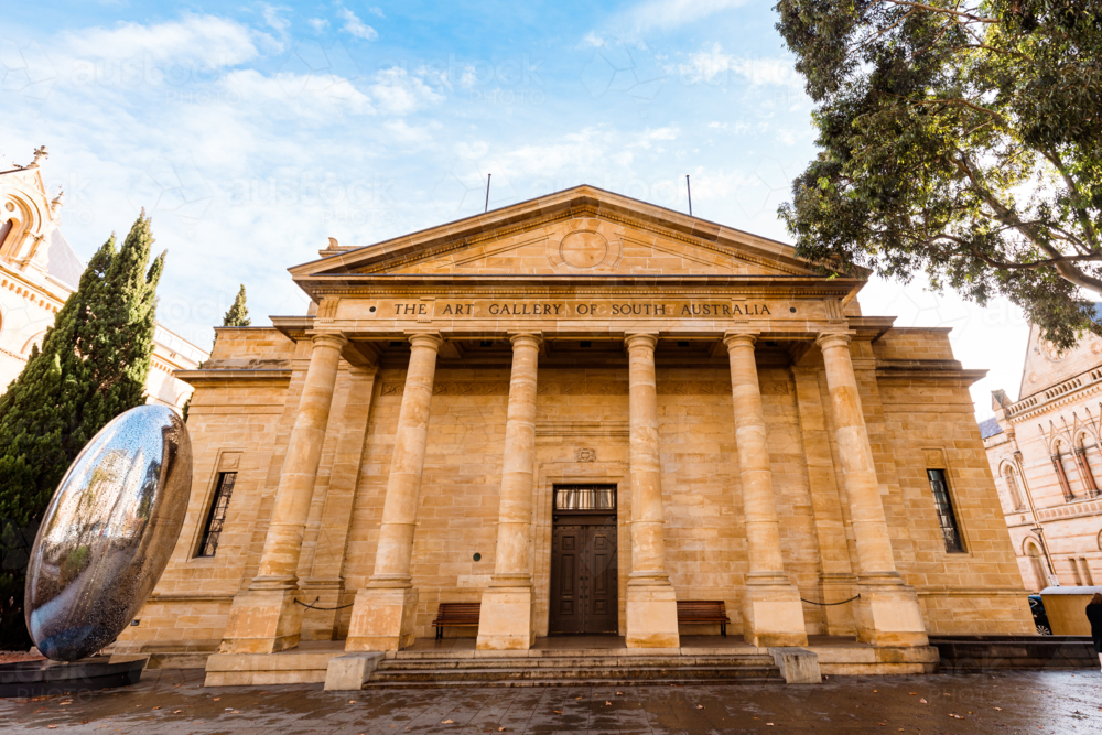 Image of The Art Gallery of South Australia in the Adelaide CBD ...