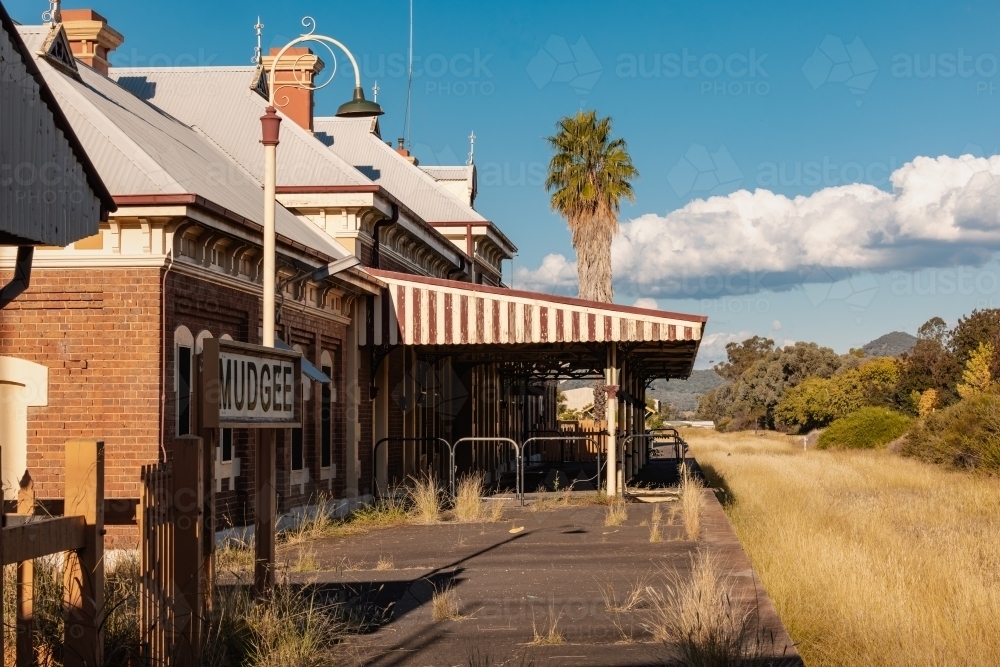 Image of The disused Mudgee Railway Station - Austockphoto