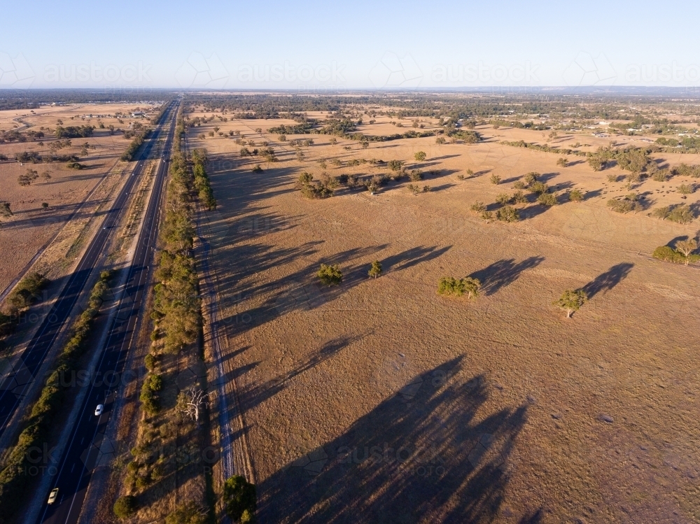 Image of the forrest highway traversing coastal plain towards Darling ...