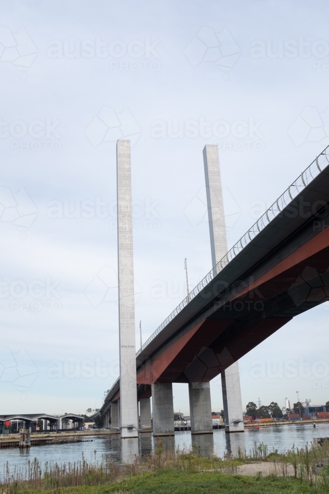 Image of The iconic Australian, Melbourne Bolte Bridge - Austockphoto