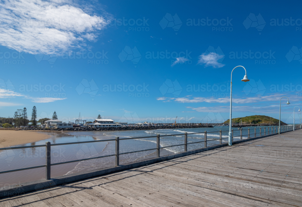 Image of The Jetty at Coffs Harbour in New South Wales - Austockphoto