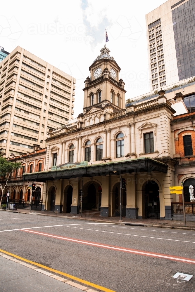 Image of the old Central Station building in Brisbane on Ann Street ...