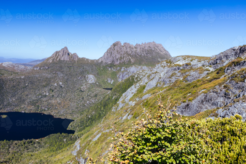 Image of The view of mountain landscape from Marions Lookout over Dove ...