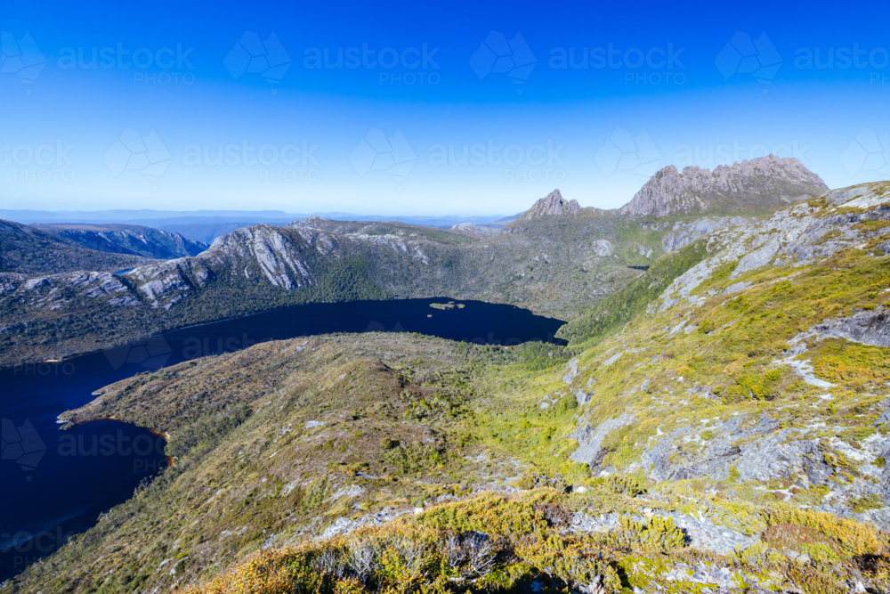 Image of The view of mountain landscape from Marions Lookout over Dove ...