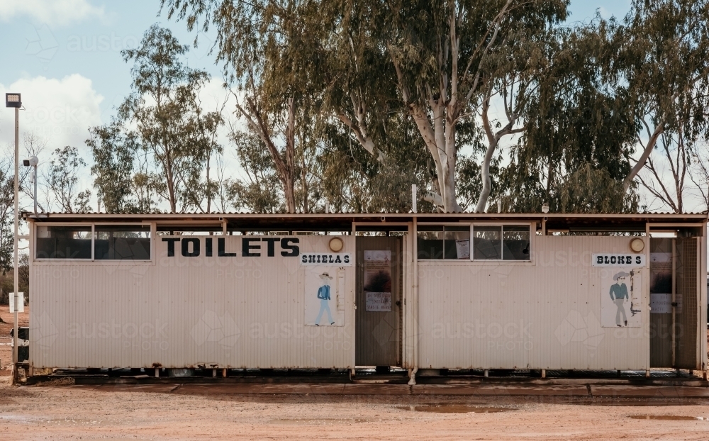 Image of Toilets in the outback - Austockphoto