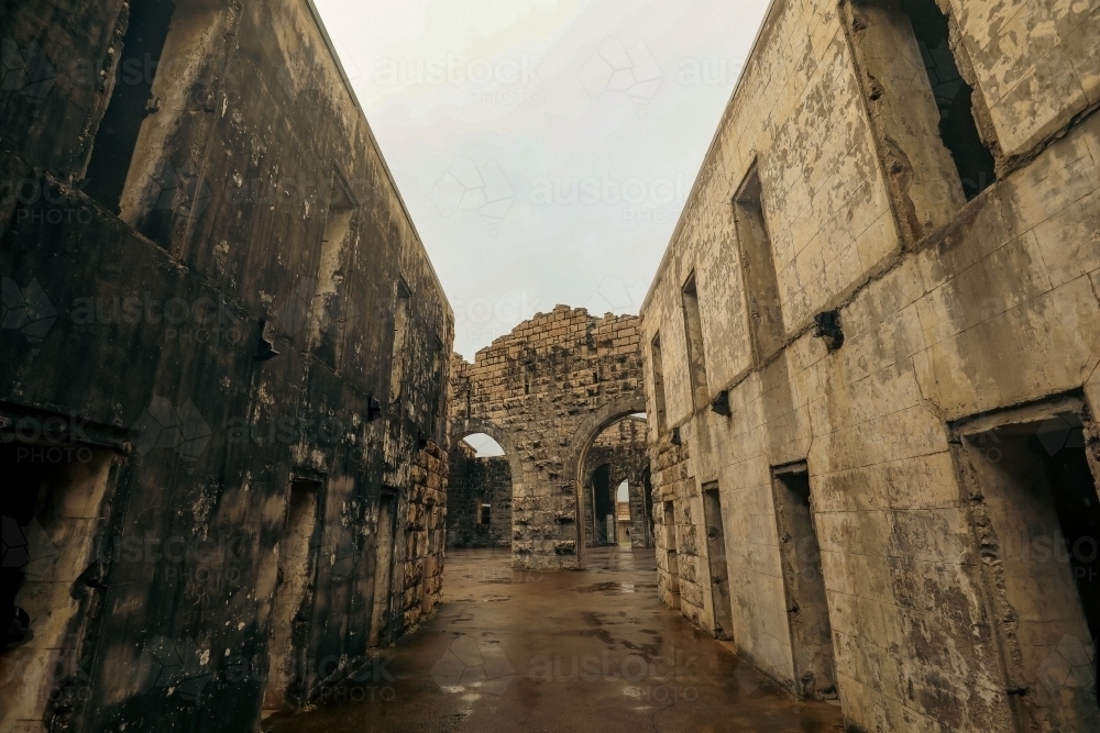 Image of Trial Bay gaol - modern day museum of Australian history in ...