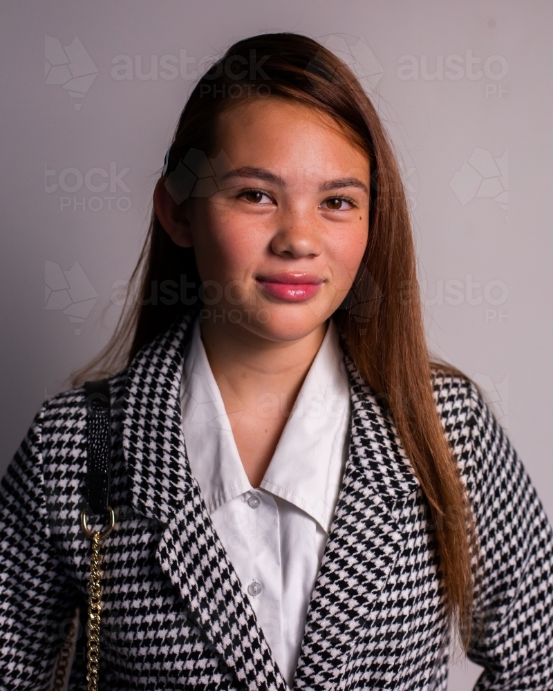 Image Of Upper Class Teen Girl In A Jacket Austockphoto