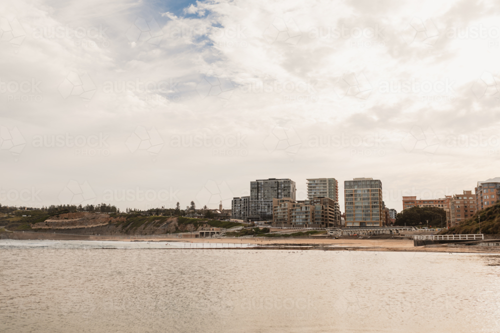 Image of View across the Canoe Pool of Newcastle's Ease End Precinct ...