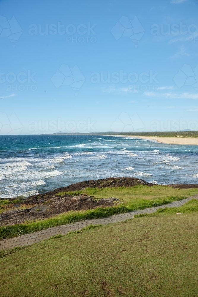 Image of View of coastal headland - Austockphoto