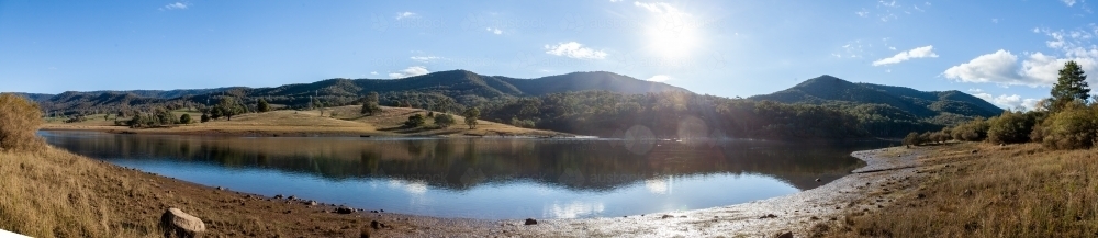 Image of Water in Talbingo Reservoir Jounama Pondage at low level ...